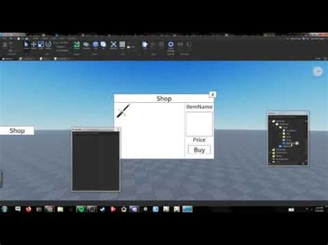 How To Make Tools Shop Roblox Studio YouTube