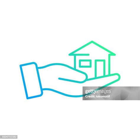 Sharing House Gradient Line Icon The Icon Is Suitable For Web Design Mobile Apps Ui Ux And Gui