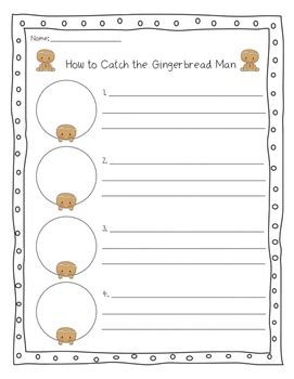 How To Catch The Gingerbread Man By First Grade Lyons Den TpT
