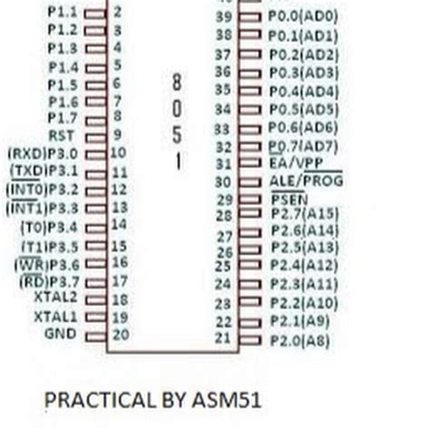 8051 Microcontroller Practical By Asm51 Youtube