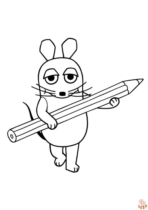 Ausmalbilder Sendung mit der Maus Spaß beim Ausmalen