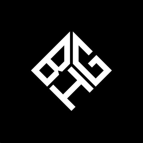 Bhg Letter Logo Design On Black Background Bhg Creative Initials