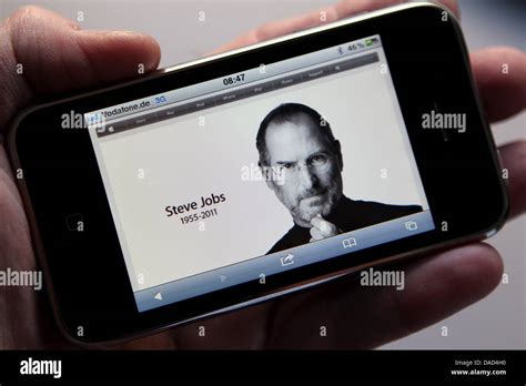 An Image Of Co Founder Of Apple Steve Jobs And His Birth And Death