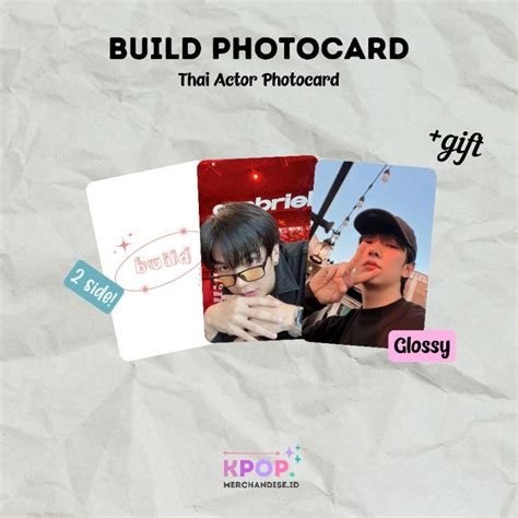 Construir Jacat Photocard Thai Actor Raikantopeni Shopee Brasil
