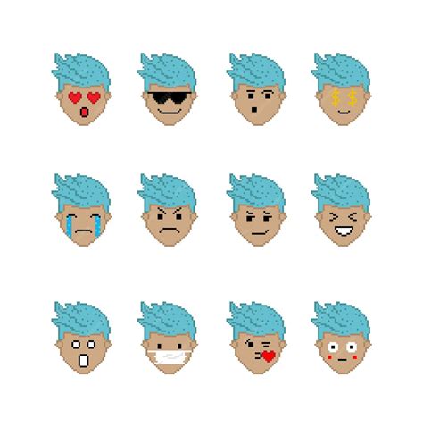 Premium Vector Pixel Art Of Emoji Design Express Yourself With Pixel
