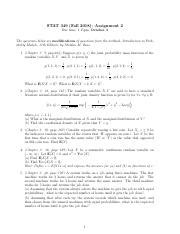 Stat Assignment Pdf Stat Fall Assignment Due Time
