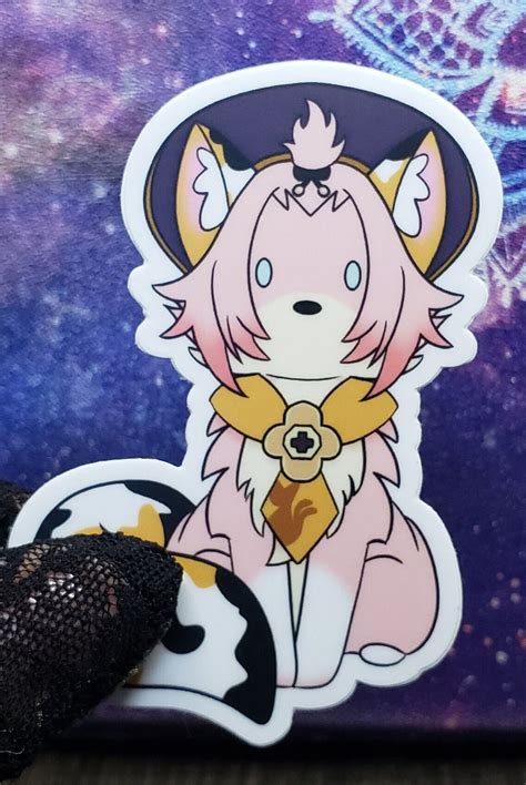 Diona Sticker Genshin Impact Mondstadt Fox Stickers Cute Kawaii Premium Matte Vinyl Stickers