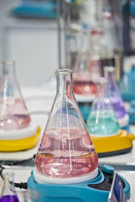 Ph Acid And Base Indicator Color Chart Stock Image Image Of Paper