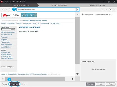 Using The Acunetix Standalone Login Sequence Recorder Acunetix
