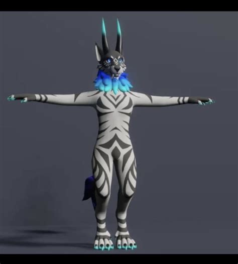 Crea Modello 3d Vrchat Avatar Vrchat Modello 3d Avatar Furry