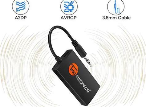 Taotronics Tt Ba01 Wireless Portable Bluetooth Stereo Transmitter For 3 5mm Audio Devices Ipod