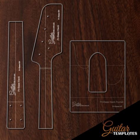 Pp Bass Style Template Guitar Templates