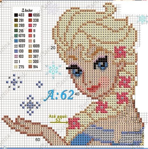 Francesjames Toalha De Banho Frozen Em Ponto Cruz Frozen Cross Stitch