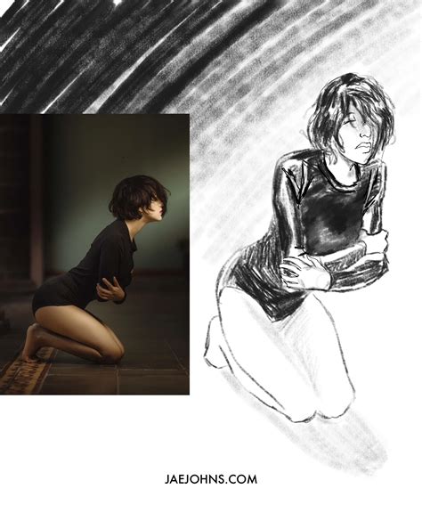 how to draw people in action poses