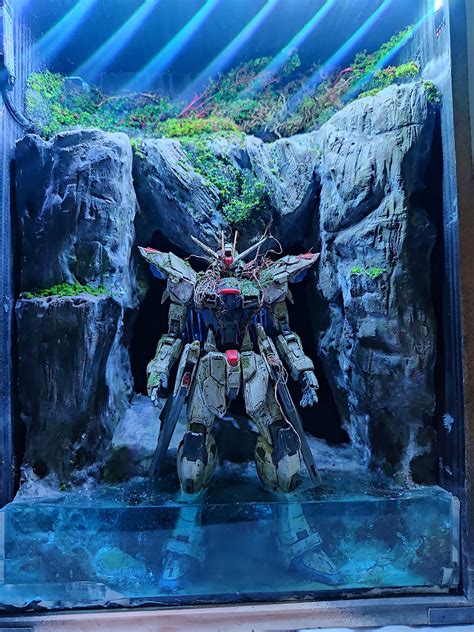 Custom Diorama Abandoned Strike Freedom Gundam In Cave Etsy Australia