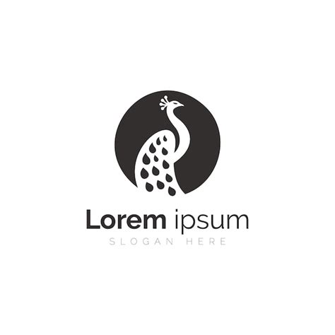 Premium Vector Free Vector Peacock Logo Template