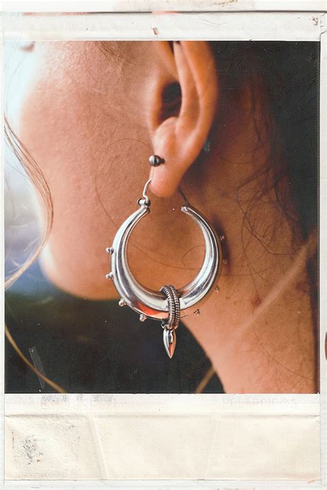 Big Silver Hoop Earrings Etsy