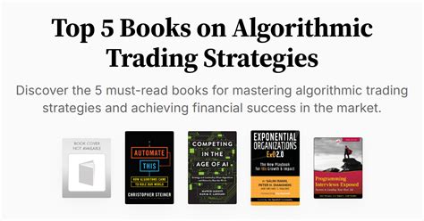 Top 5 Books On Algorithmic Trading Strategies Summary And Audio