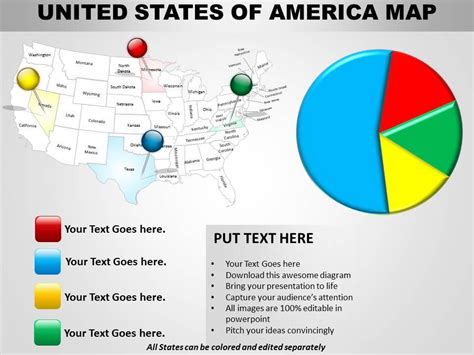 Usa Country Powerpoint Map Layout 1314 Powerpoint Design Template