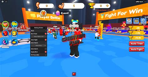 Boxing Clicker Simulator Script Auto Fight Auto Hatch