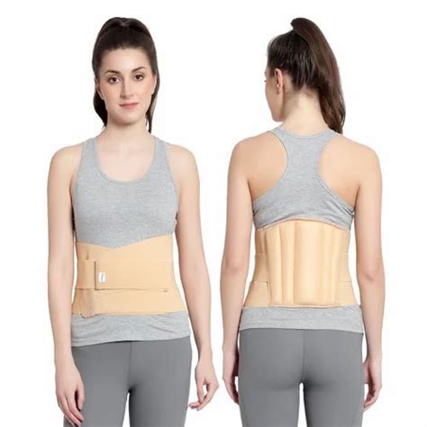 Cotton Lumbar Sacral Belt Back Support Back Pain Relief Size Sml