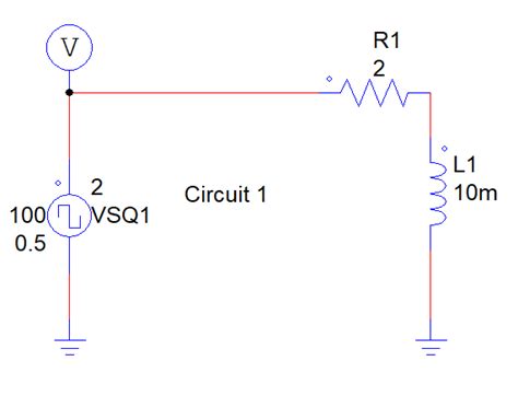 Solved For Circuit 1 Square Wave Voltage Source 2V Chegg Com