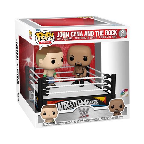 Funko Pop Moment WWE John Cena Vs Rock 2012 Kolekcjonerska figurka winylowa Pomysł
