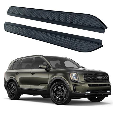 2PCS Running Boards Side Steps Nerf Bars Fits For KIA Telluride 2020