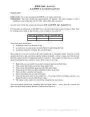 ACT LabVIEW2 Conditional Pdf ENED 1100 ACTIVITY LABVIEW 2 CONDITIONAL FLOW TASK 1 OF 5