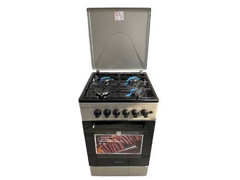 Плита газовая Eurolux TE5540IGB Цвет Серебристый**Высота, с - ATEHNO