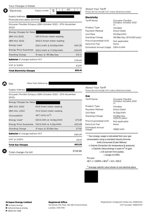 Octopus Energy Bill Explained Uswitch