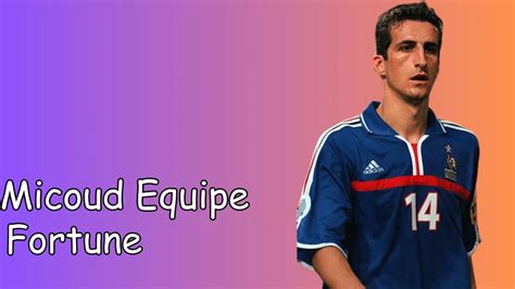 Micoud Equipe Fortune Salaire And Carrière Lacélébrité