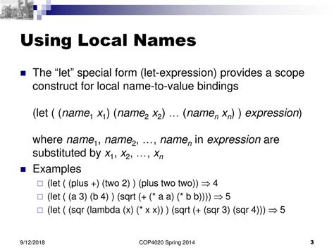 Cop4020 Programming Languages Ppt Download