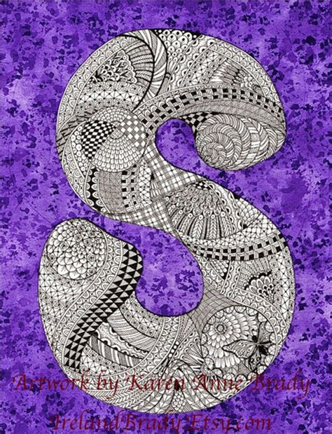 Alphabet Letter S An Aceo Open Edition Authorized By Irelandbrady