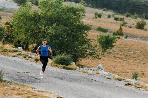 Empowered Runner Embracing Nature S Beauty On A Serene Morning Trail