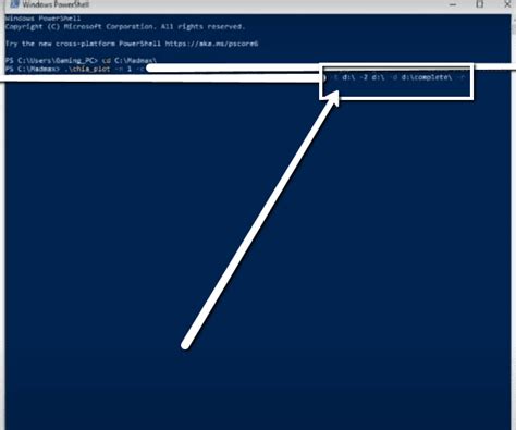 how to configure madmax with space pool using portable plots in less