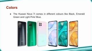 Features Of Huawei Nova I PPT