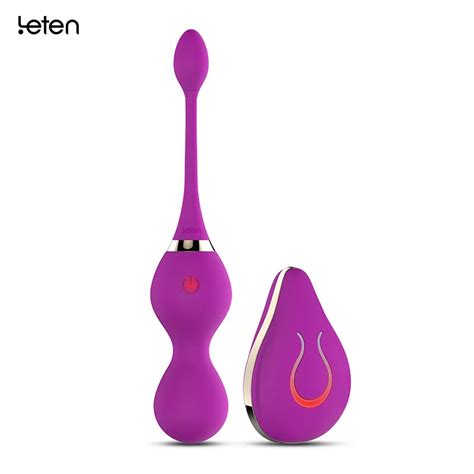Leten Vibrators For Women Vaginal Contraction Ball Vibrating Eggs