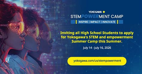 Yokogawa 2026 Stempowerment Camp Inspiring Future Stem Leaders In