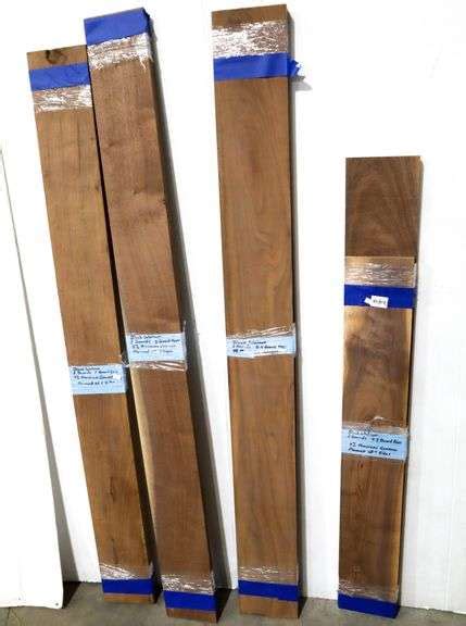 Black Walnut Boards Multiple Bundles Of Two Boards Each Planed On