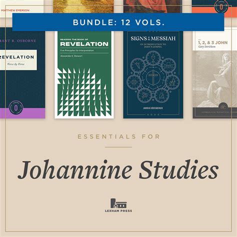 Lexham Press Johannine Studies Bundle 12 Vols Lexham Press