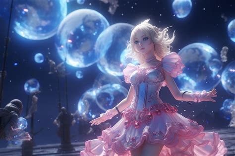Premium Photo A Magical Girl Anime Scene With Characters Transfo 00032 00