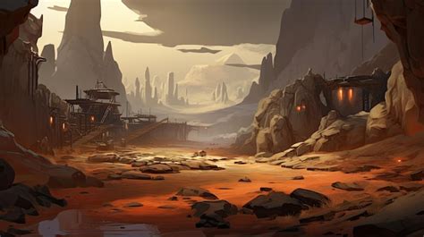 Premium Photo Game Concept Art