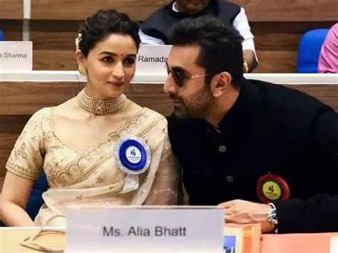 Alia Bhatt Wears Wedding Saree To Receive National Film Awards Pics