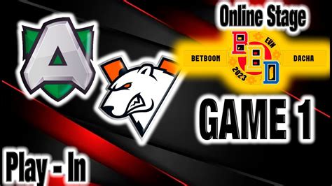 Virtus Pro Vp Vs Alliance Game Play In Qualifiers Betboom Dacha Highlights Dota