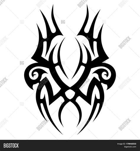 Tattoo Tribal Vector Vector And Photo Free Trial Bigstock