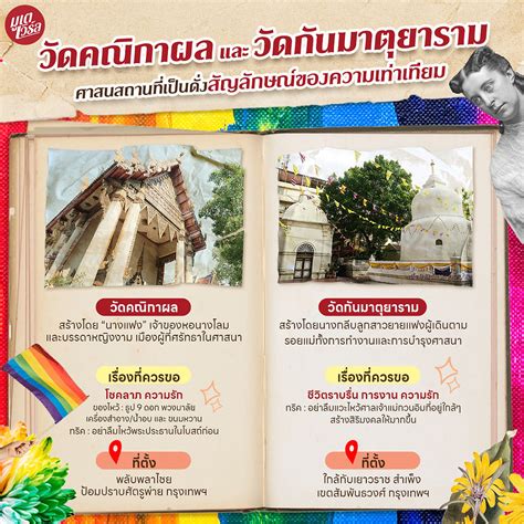 วัดคณิกาผล และ วัดกันมาตุยาราม ศาสนสถานที่เป็นดั่งสัญลักษณ์ของความเท่าเทียม