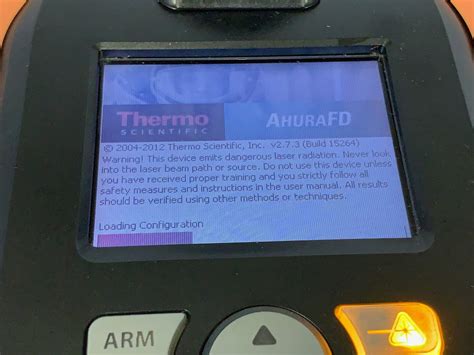 Ahura Thermo Scientific First Defender Handheld Chemical Id Analyzer