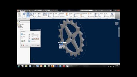 Circular Pattern Tool In Autodesk Inventor Youtube