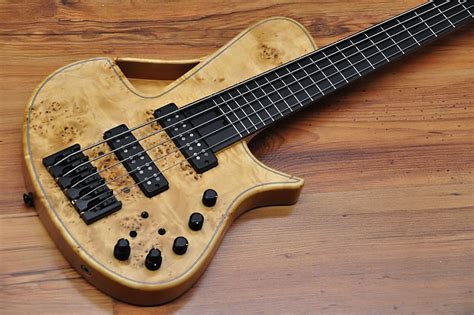 Meridian Mojo Ii 5 String Poplar Burl Reverb